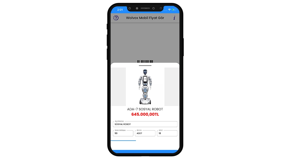 WOLVOX Mobil FiyatGör (IOS) / Programlar / AKINSOFT