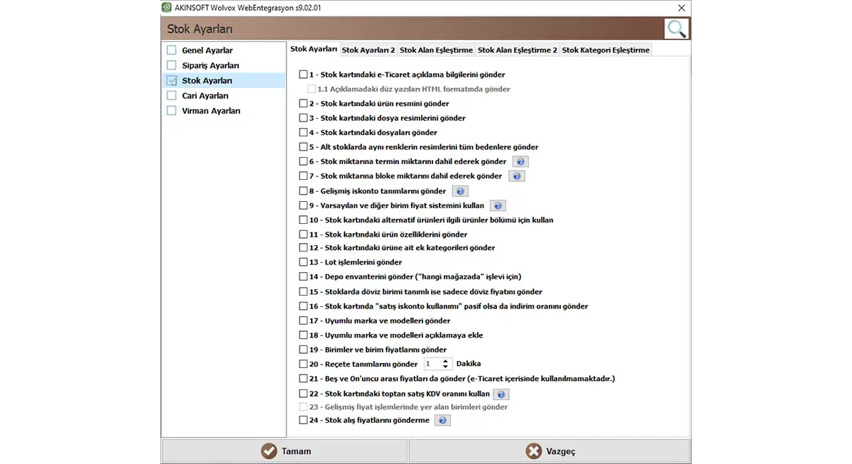 Web Entegrasyonu | WOLVOX | AKINSOFT